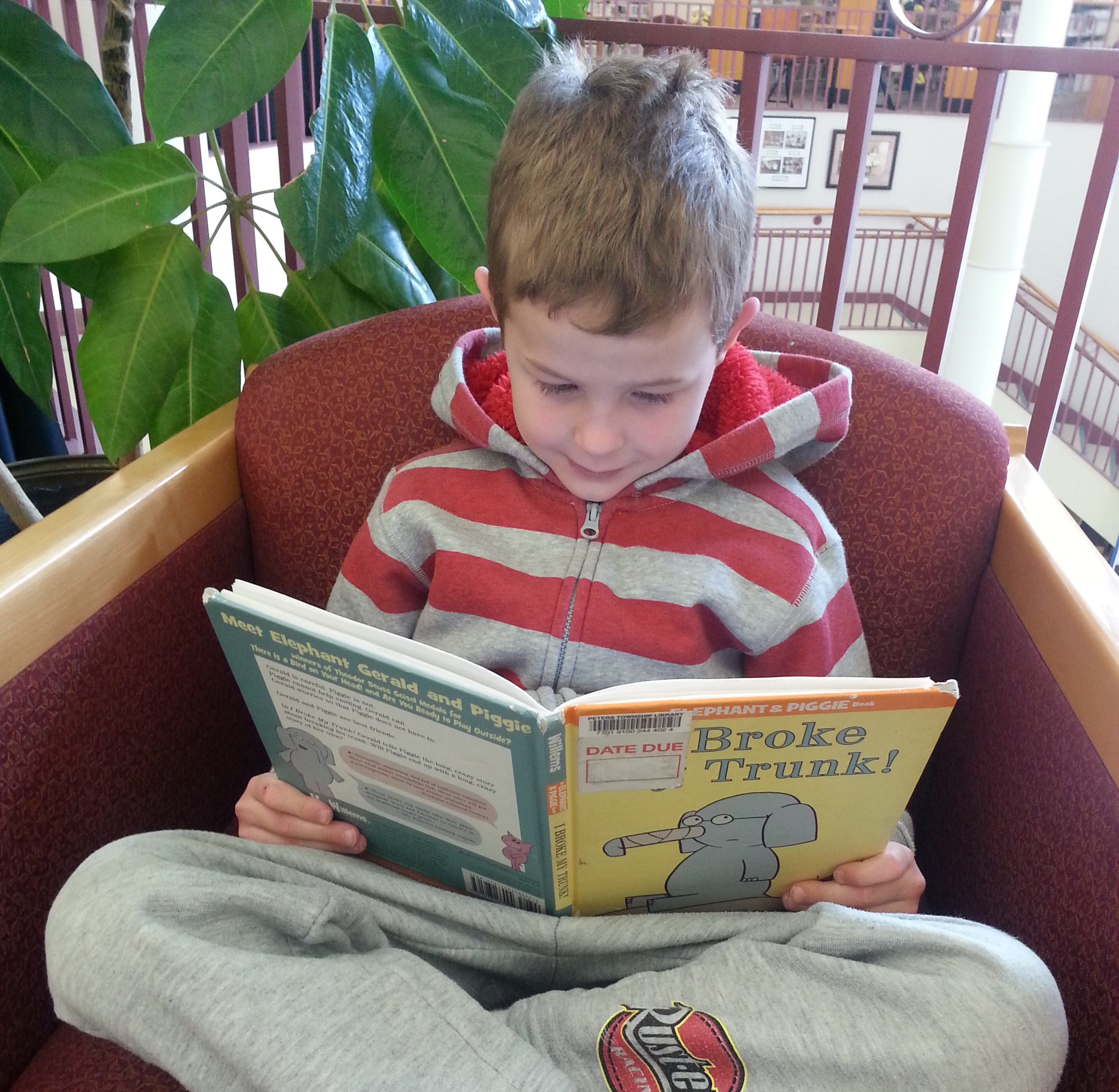 boy-reading - Peters Township Public Library