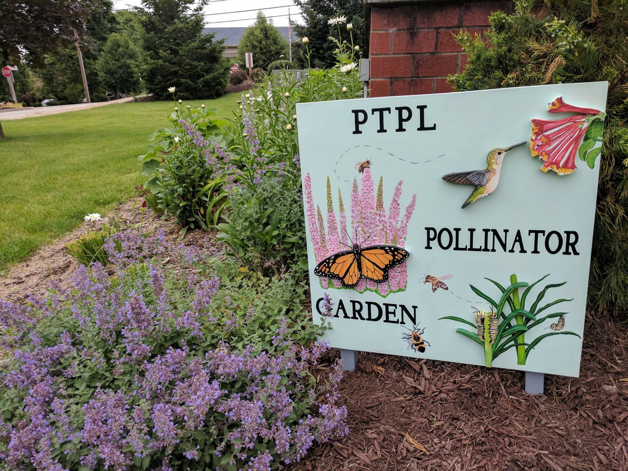 pollinator garden - Peters Township Public Library