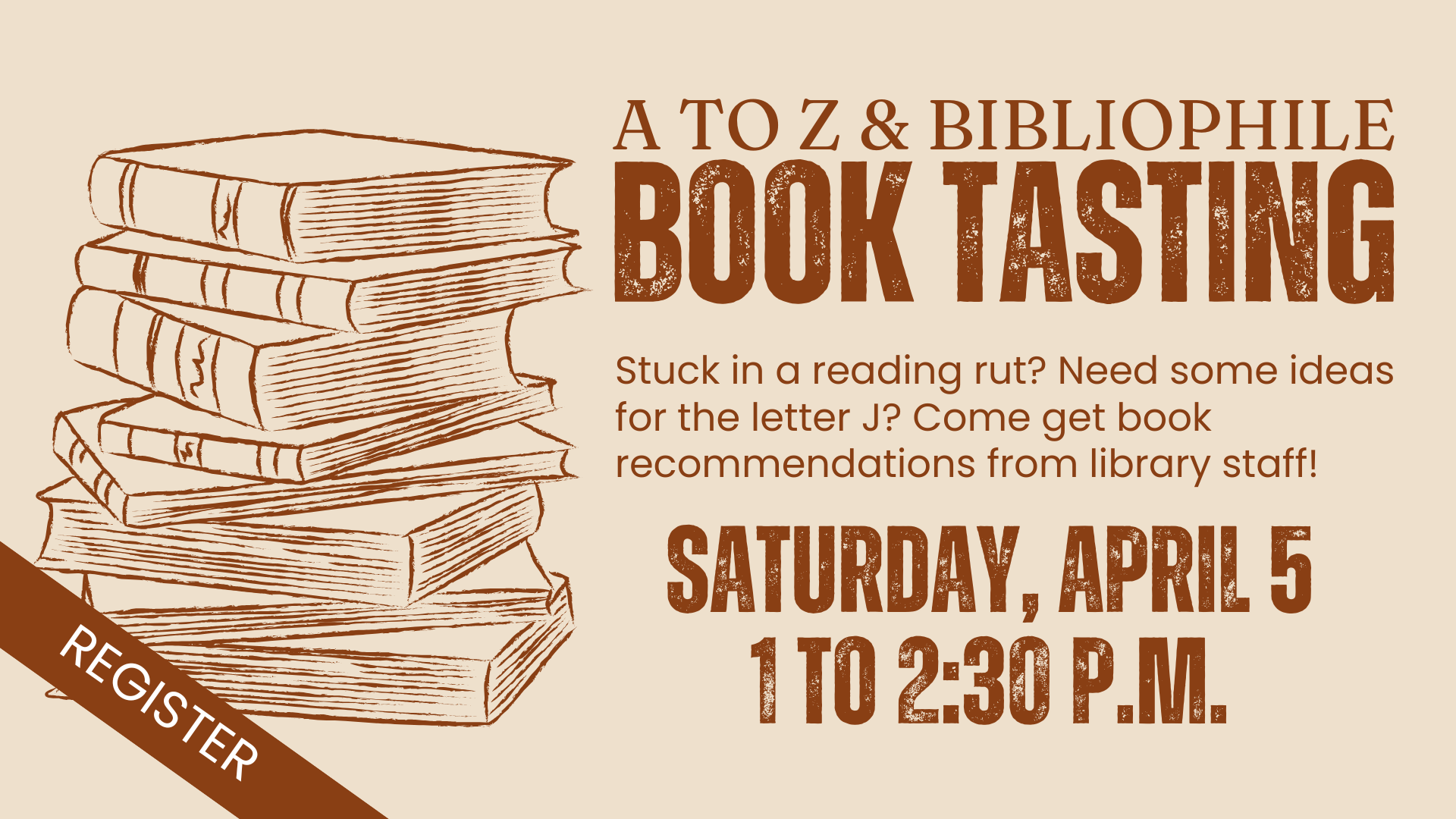book tasting - Peters Township Public Library