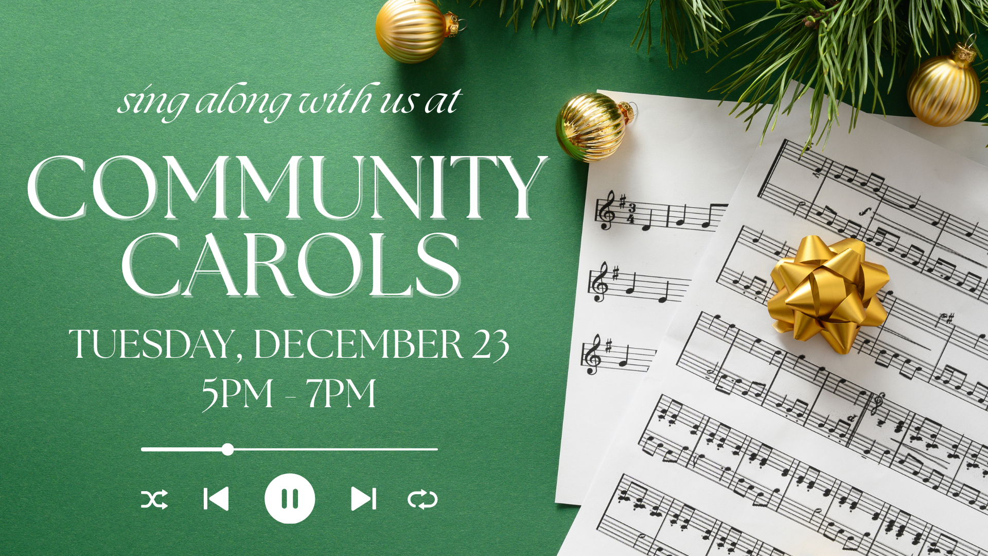 Community Carols - Peters Township Public Library